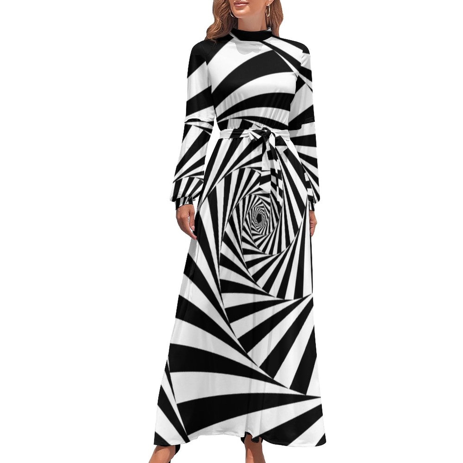 Colorful Zebra Dress Texture Wild Animal Maxi Dress Street Fashion ...