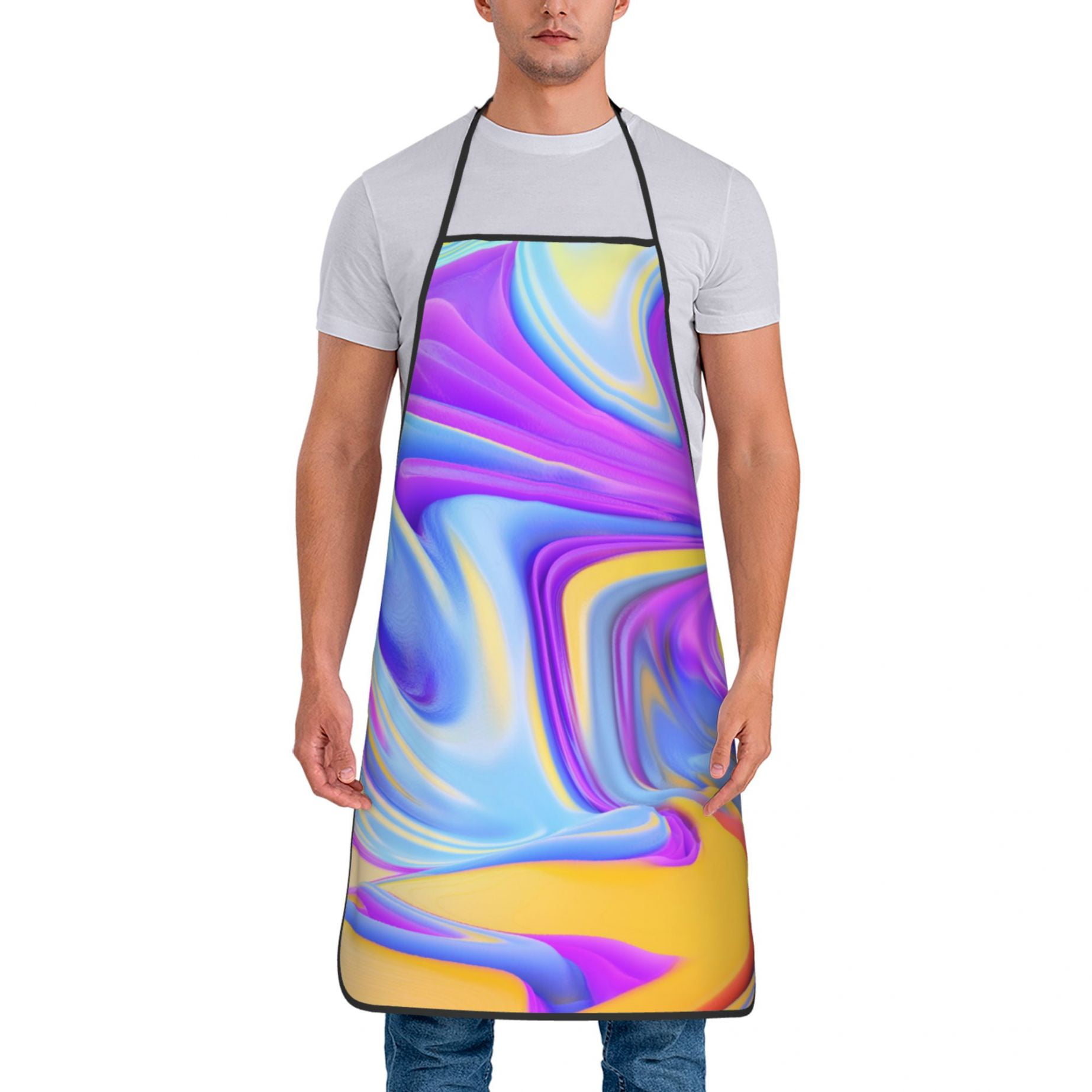 Colorful abstract lava background Aprons for Women Men Waterproof Apron ...