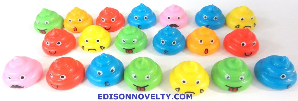 Colorful and Fun Poop Emoji Figures Lot of 20 - Walmart.com