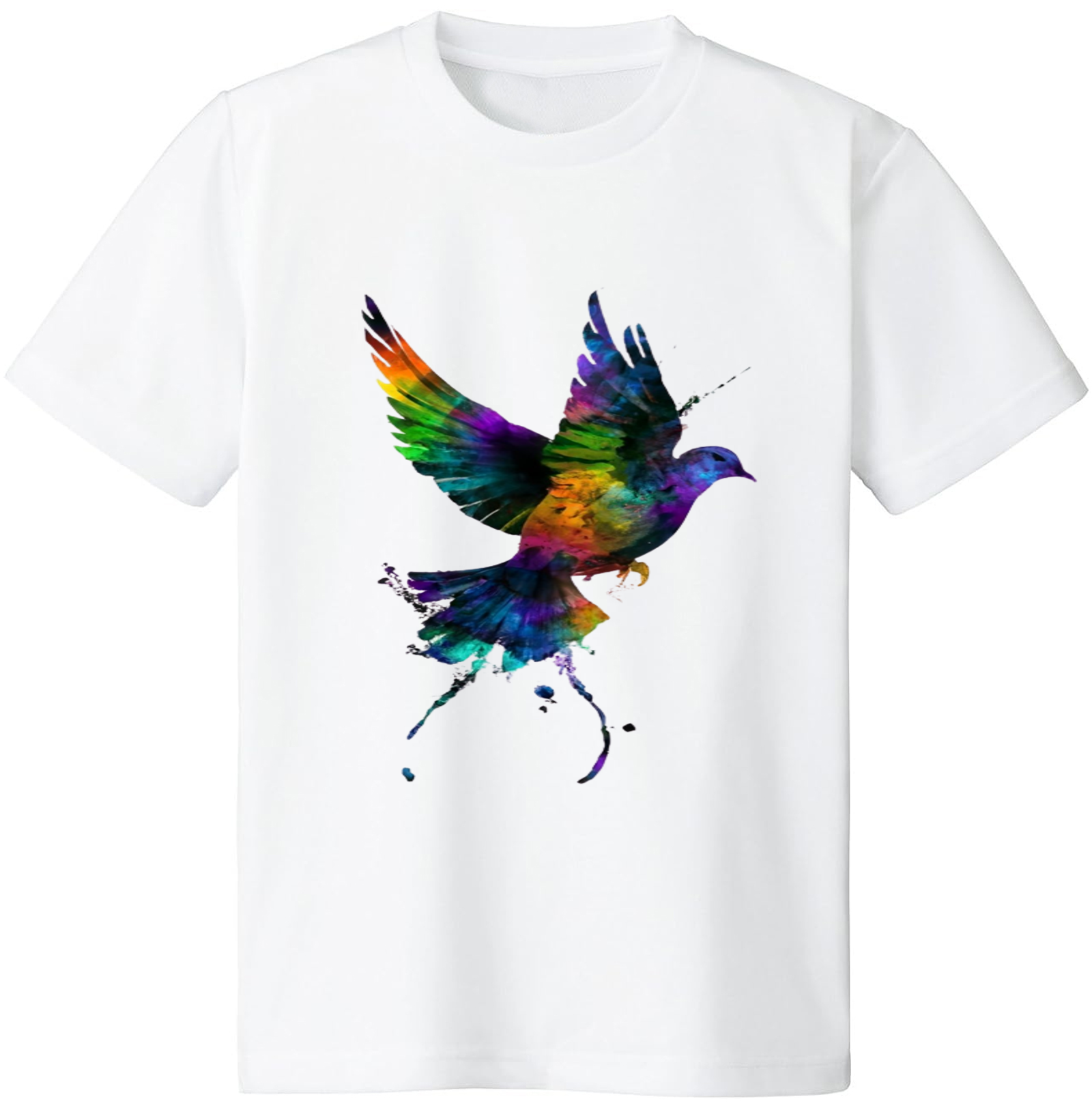 Colorful bird print pattern 3508169_white - Walmart.com