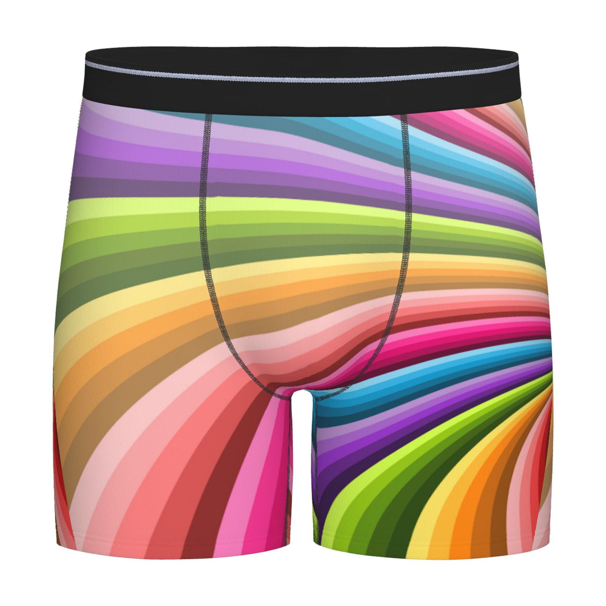 Colorful dynamic background Men's Novelty Underwear Men Boxer Briefs ...