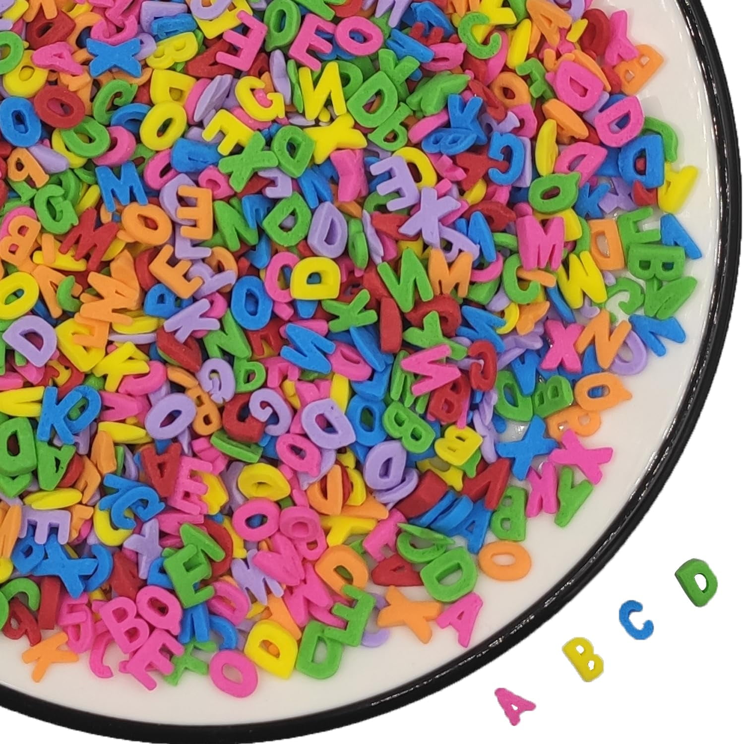 Colorful edible school enrollment JKF25 Letters Sprinkles- Sugar for ...