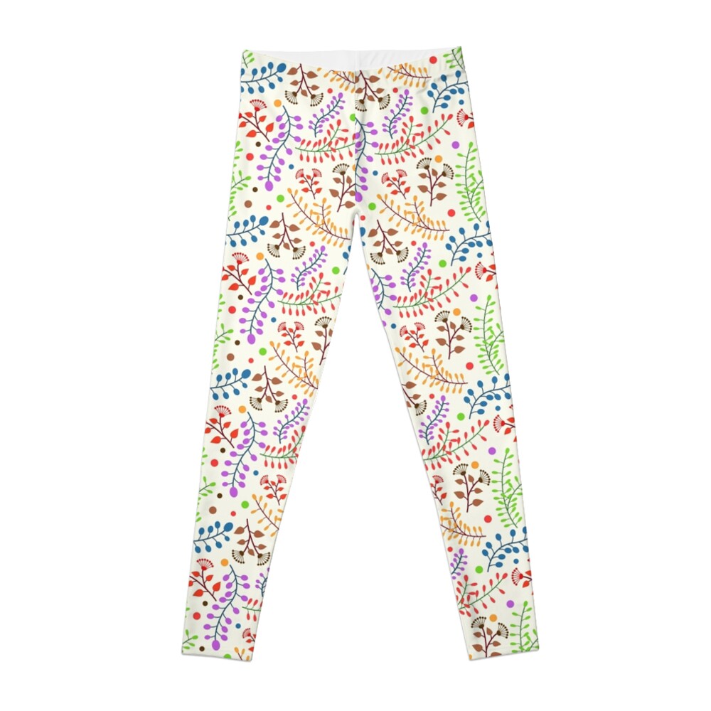 Colorful floral pattern Leggings for girls sports tennis for legings ...