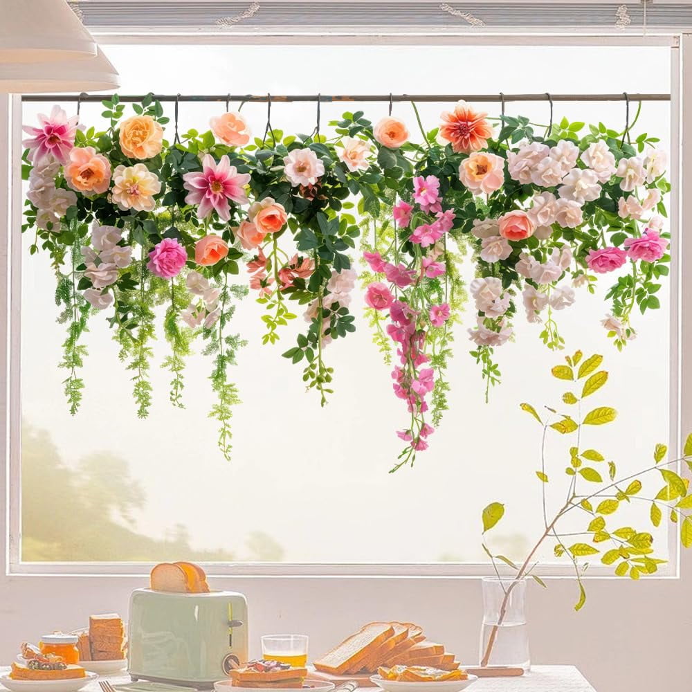 Colorful flower bouquet window stickers, glass window stickers, flower ...