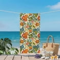 Colorful flower and plant Super Absorbent bath towels. Suitable for all ...