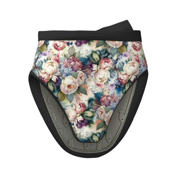 Colorful flowers B Oven Mitts Heat Resistant, Soft Lining Silicone Mini ...