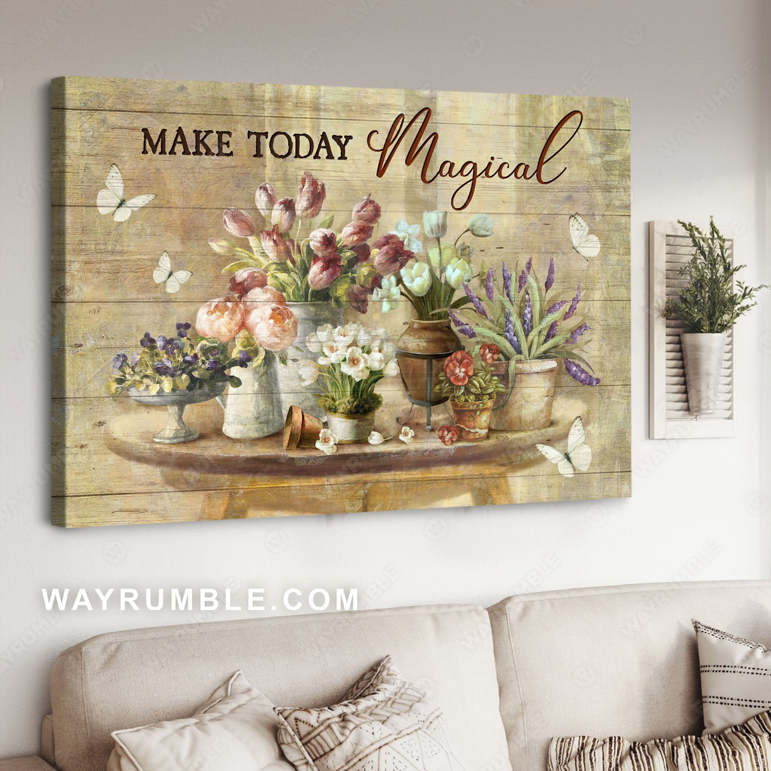 Colorful flowers, Pink tulip, Orange peony, Make today magical - Jesus ...