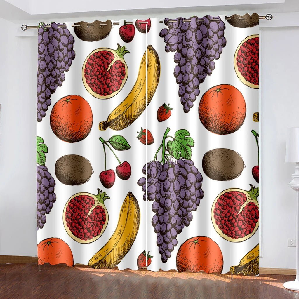 Colorful fruit pattern Banana pineapple digital print pattern Children ...