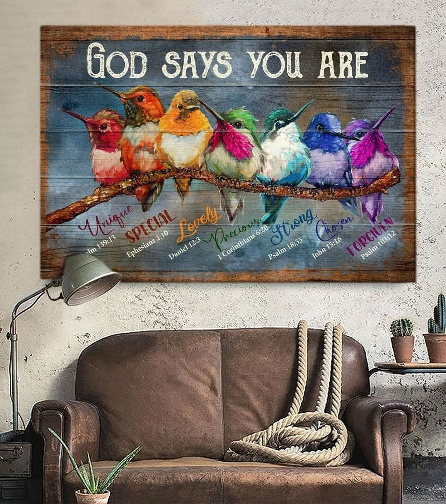 Colorful hummingbird, Bird family, God says you are unique - Jesus ...