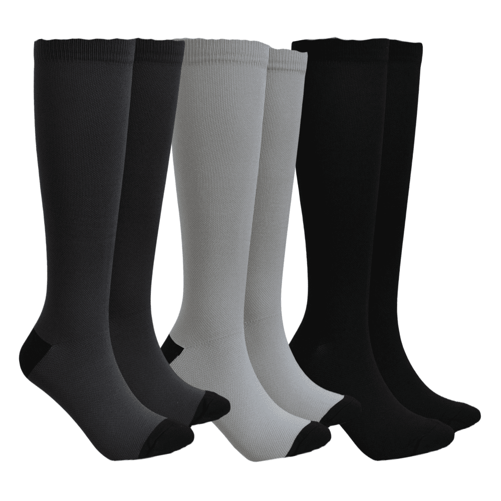 Colorful, lightweight compression socks, unisex for everyday work ...