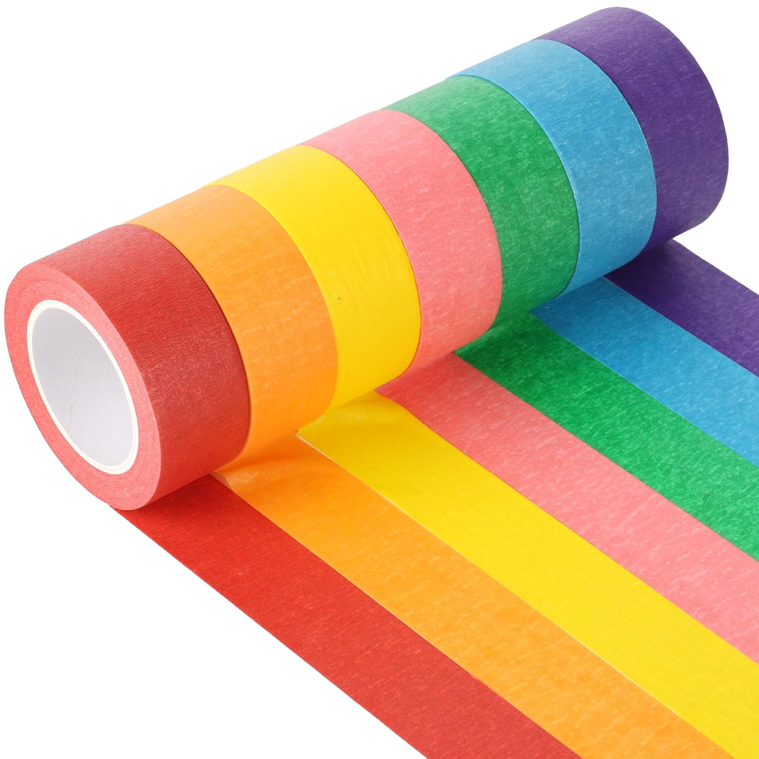 Colorful masking tape for arts and crafts, handmade labels, painters ...