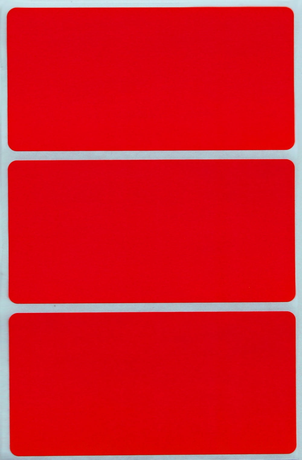 Colorful name tag stickers for Office 4x2 inch Red sticker labels (102 ...
