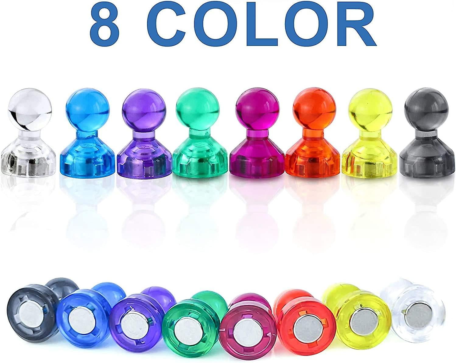 Colorful neodymium magnets, 40 mini magnetic nails Strong magnets Push ...