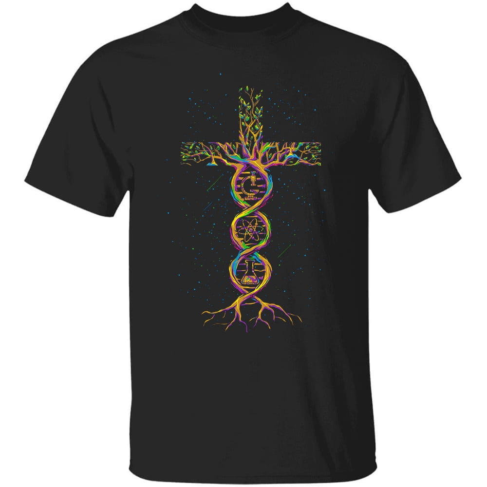 Colorful science symbol, Beautiful cross - Jesus Apparel - Walmart.com