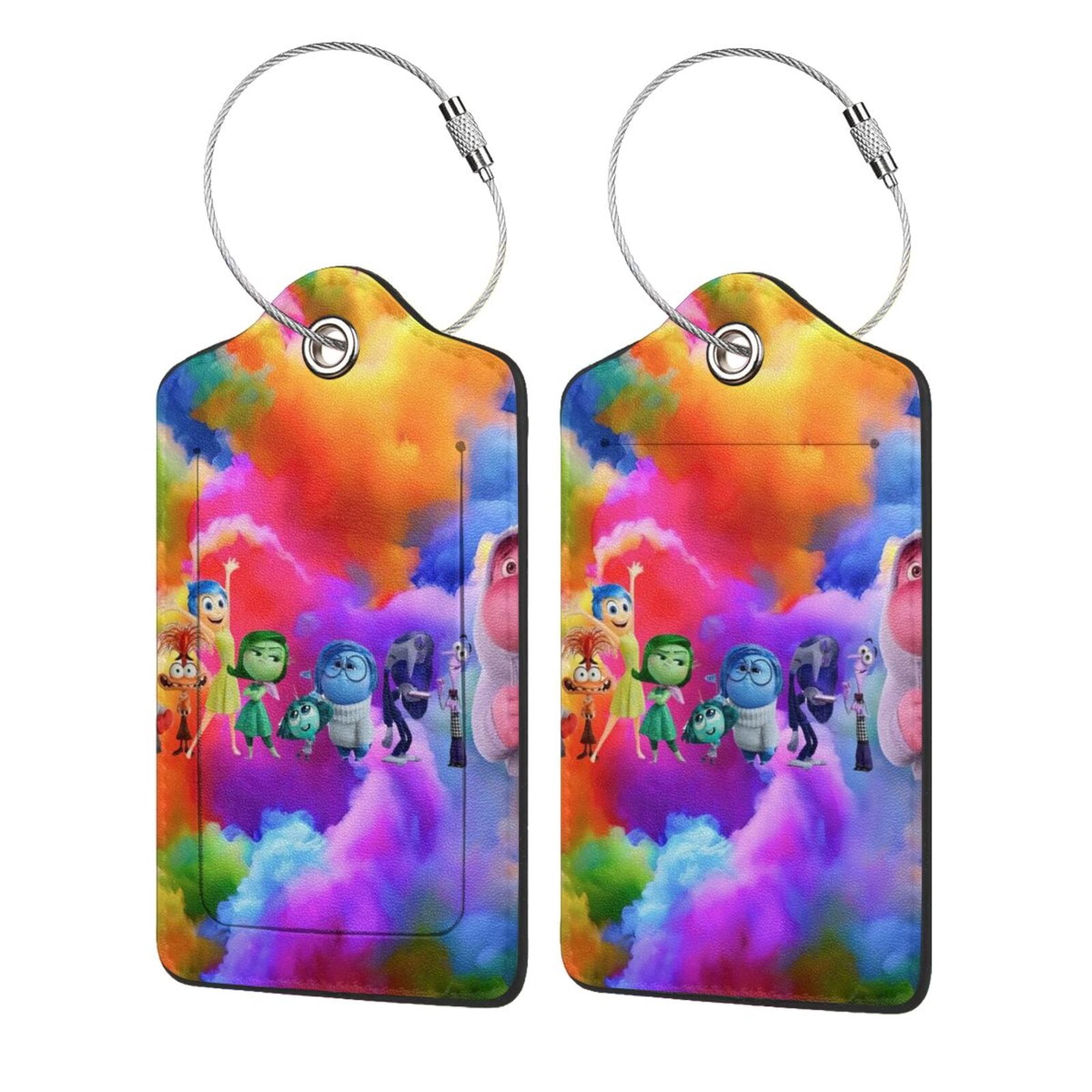 Colorful smoke Inside Out Luggage Tags for Suitcases Travel ID ...