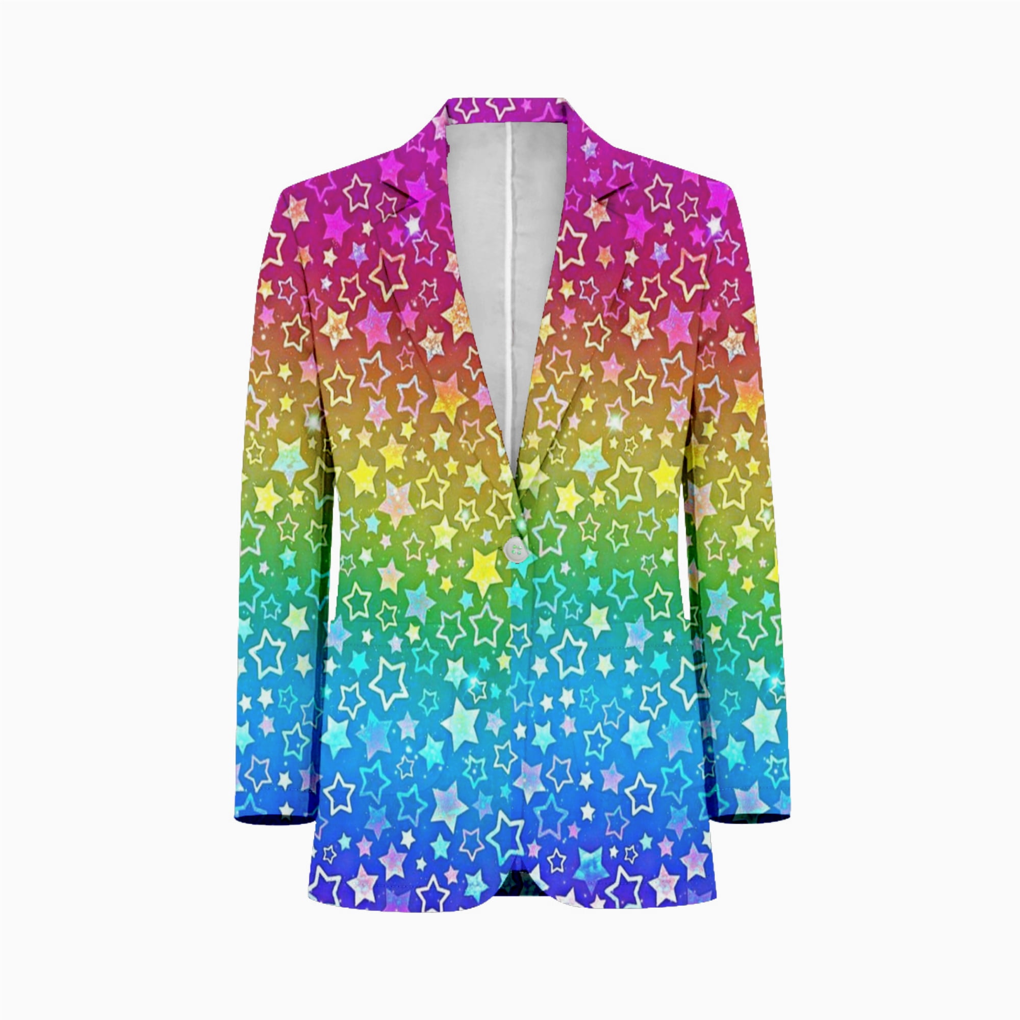 Colorful stars Customized Men's Suits full man Shawl Collar Gentleman ...