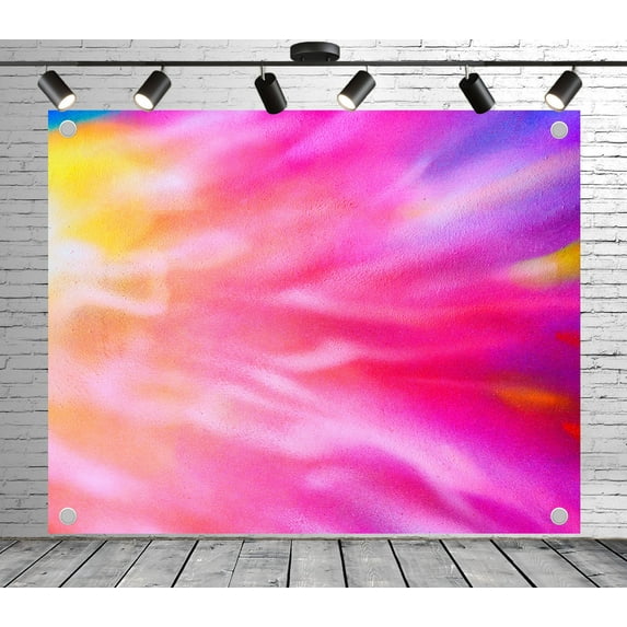 Colorful without Patterns Backdrop | Polyester Fabric Banners ...