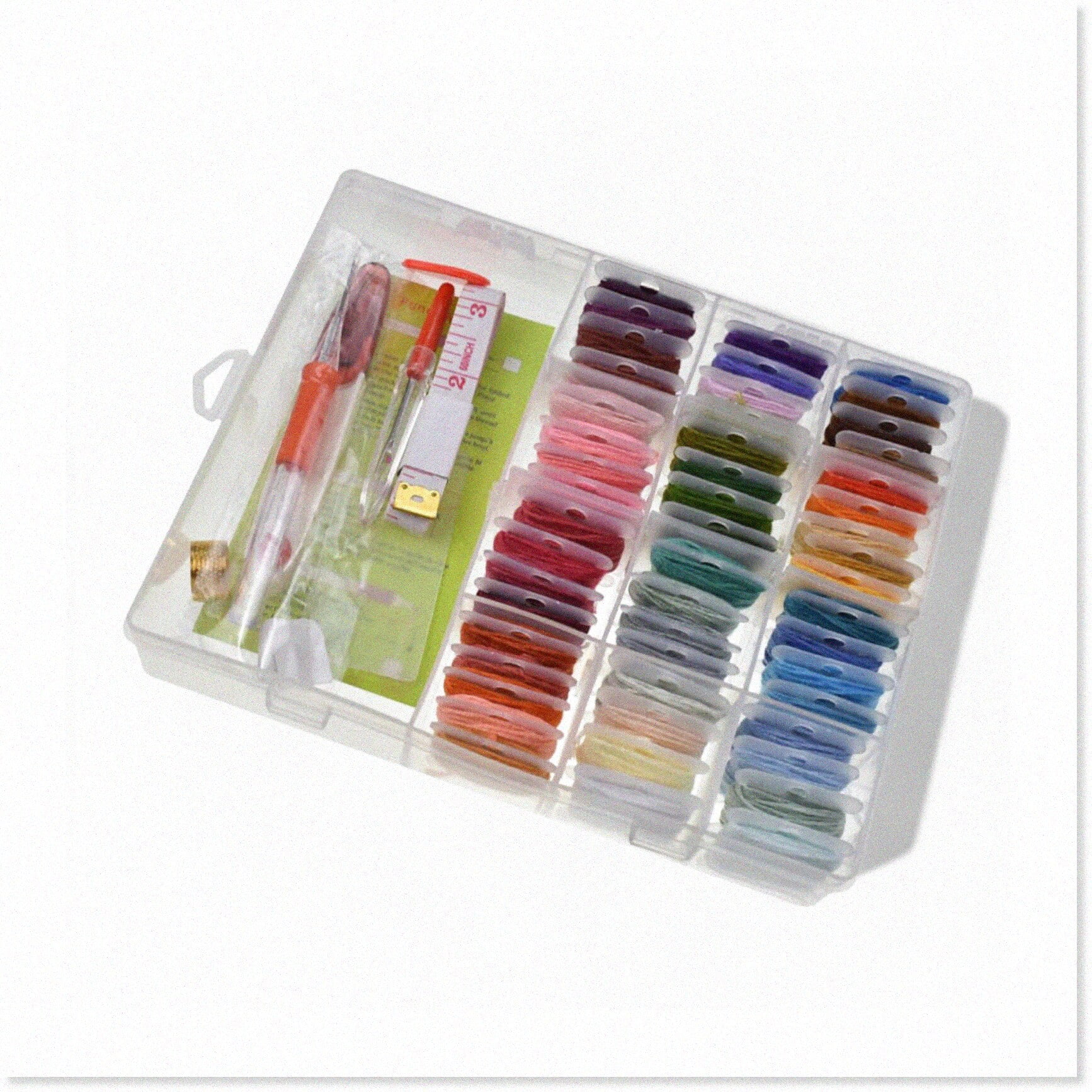 ColorfulStitch: The Ultimate DIY Embroidery Set with 50 Vibrant Wool ...