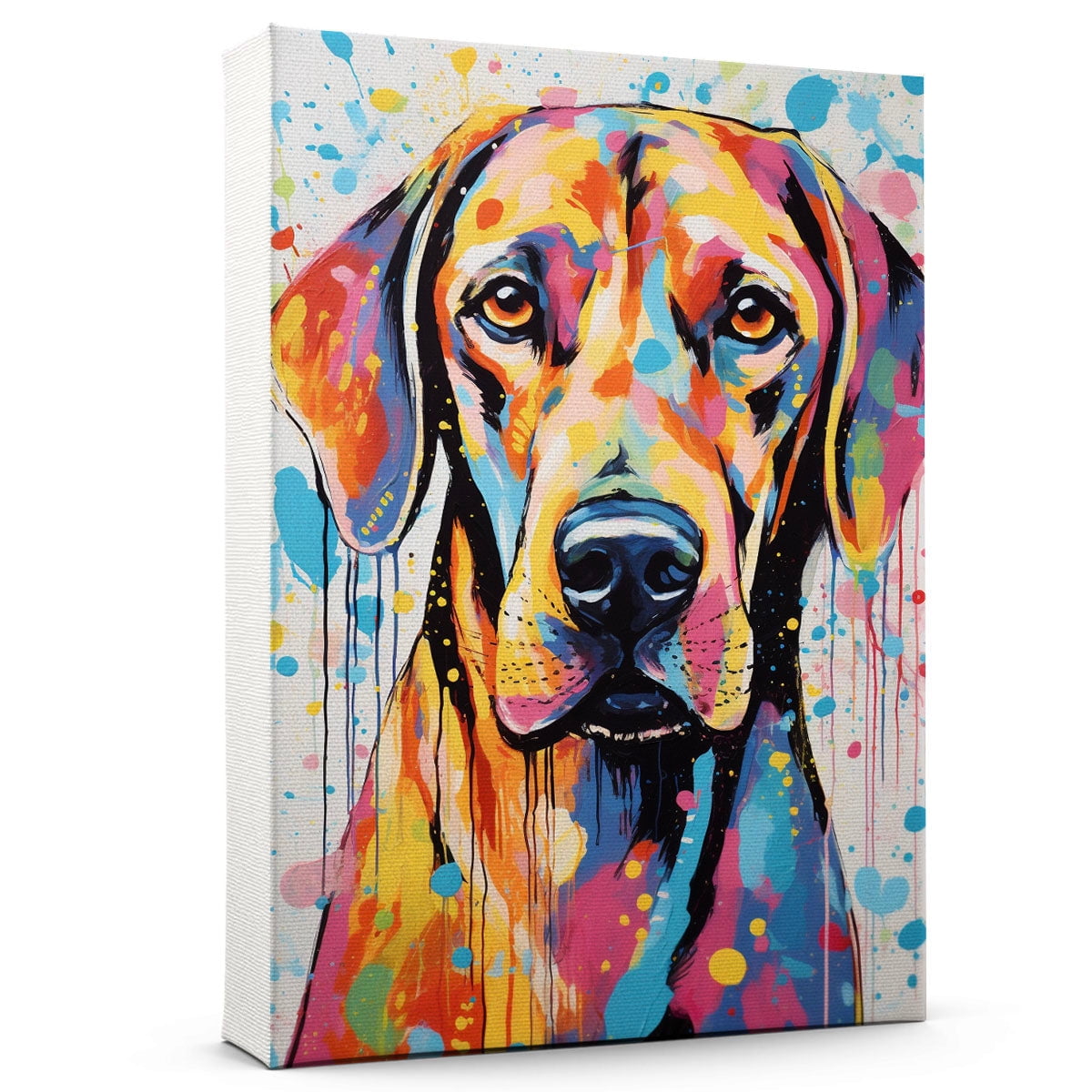 Colorfull Rhodesian Ridgeback Wall Art Abstract Dog Canvas Animal ...