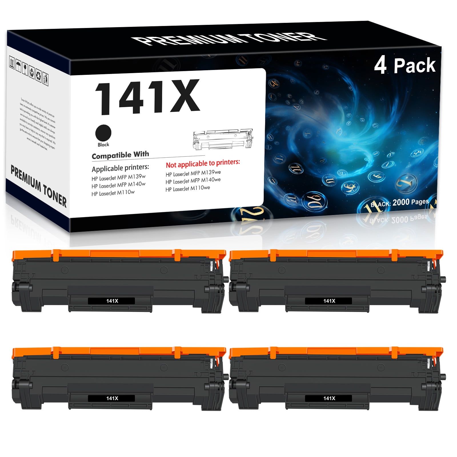 Colorich 141X 141A Toner Cartridge (With Chip) Compatible with HP 141A ...