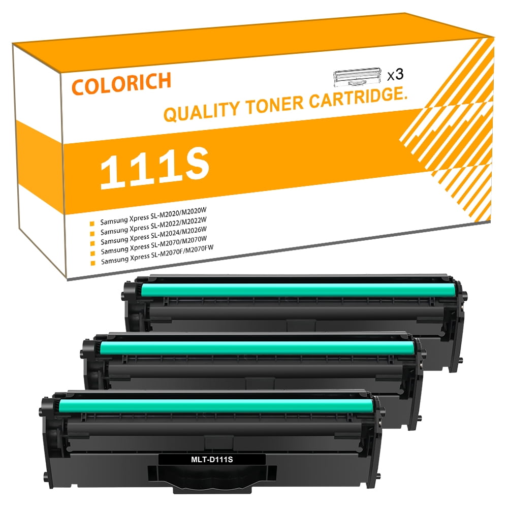 Colorich 3-Pack Compatible Toner Cartridge for Samsung MLT-D111S Xpress ...