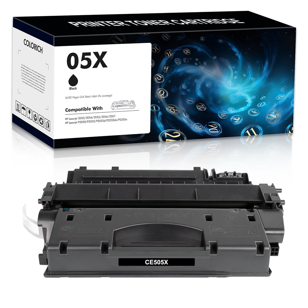 Colorich Compatible 05X CE505X Toner Cartridge for HP 05X 505X CE505X ...