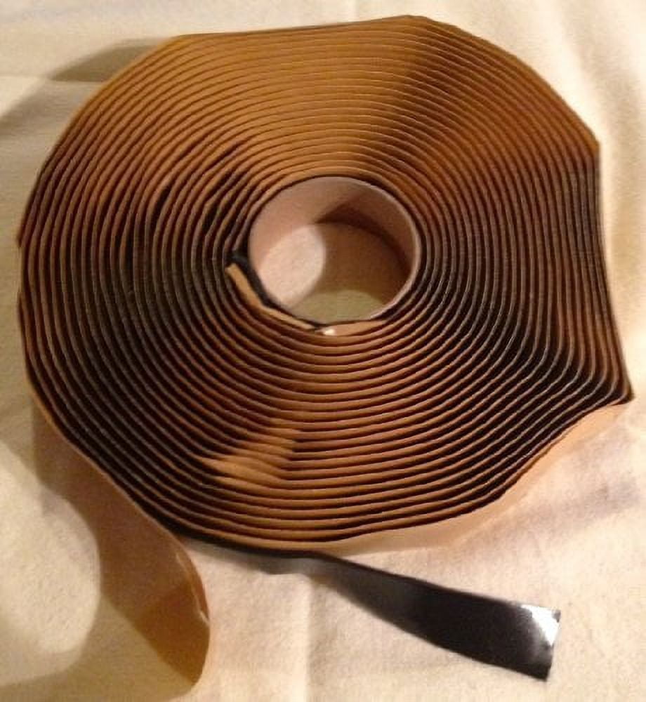 Colorimetrics Black Putty Tape / Butyl Tape 1/8" x 3/4" x 30' by DEHCO ...