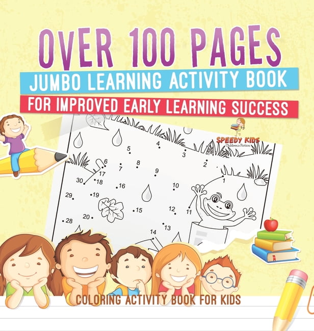 Coloring Activity Book for Kids.Over 100 Pages Jumbo Learning Activity ...
