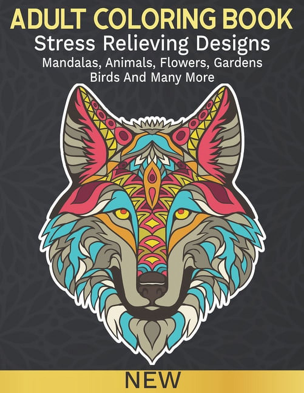 Coloring Book for Adults: Adult Coloring Book: Stress Relieving Designs for Adults Relaxation ...