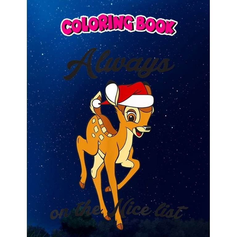 bambi coloring book pages