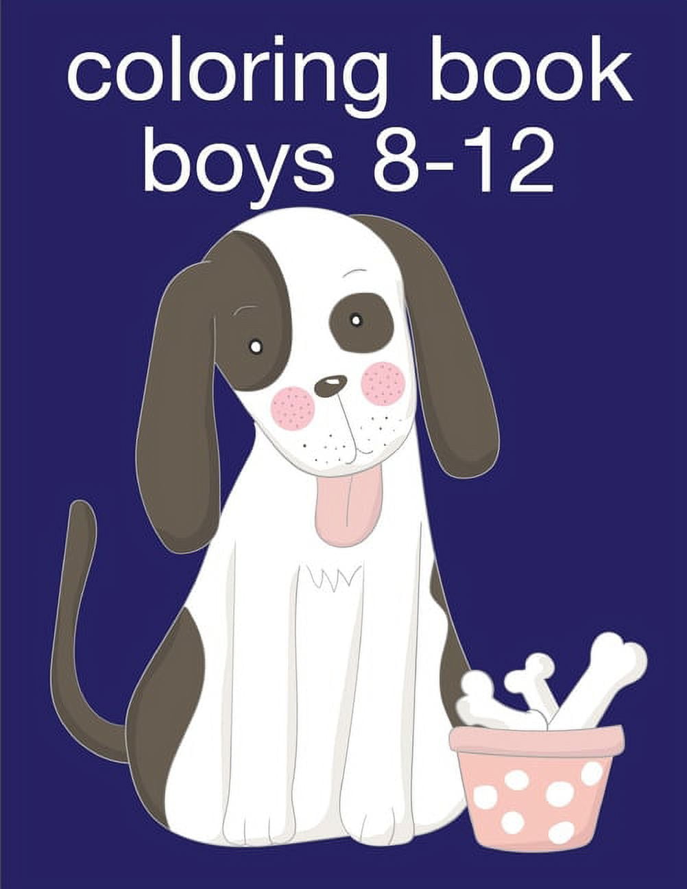 Coloring Book Boys 8-12: Fun, Easy, and Relaxing Coloring Pages for ...