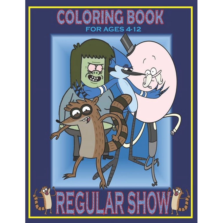 regular show characters coloring pages