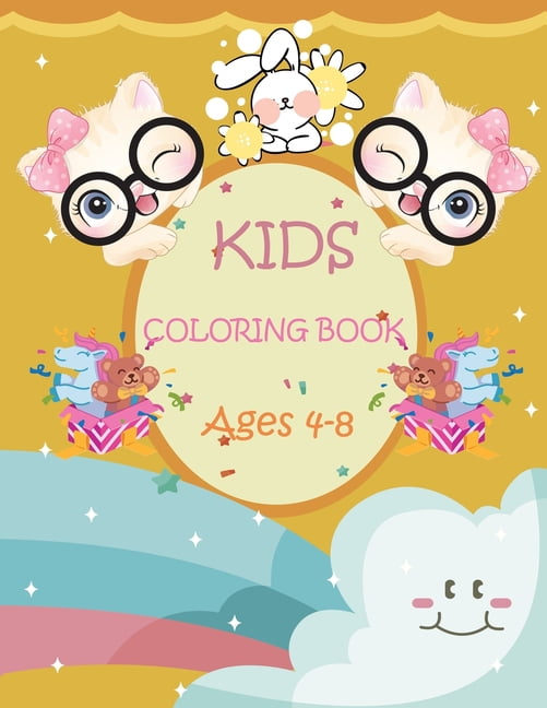 Coloring Book For Kids Age 4-8 : Encouraging Unicorn, Mermaid, Space ...