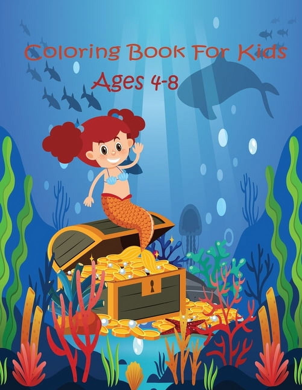 Coloring Book For Kids Age 4-8 : Encouraging Unicorn, Mermaid, Space ...