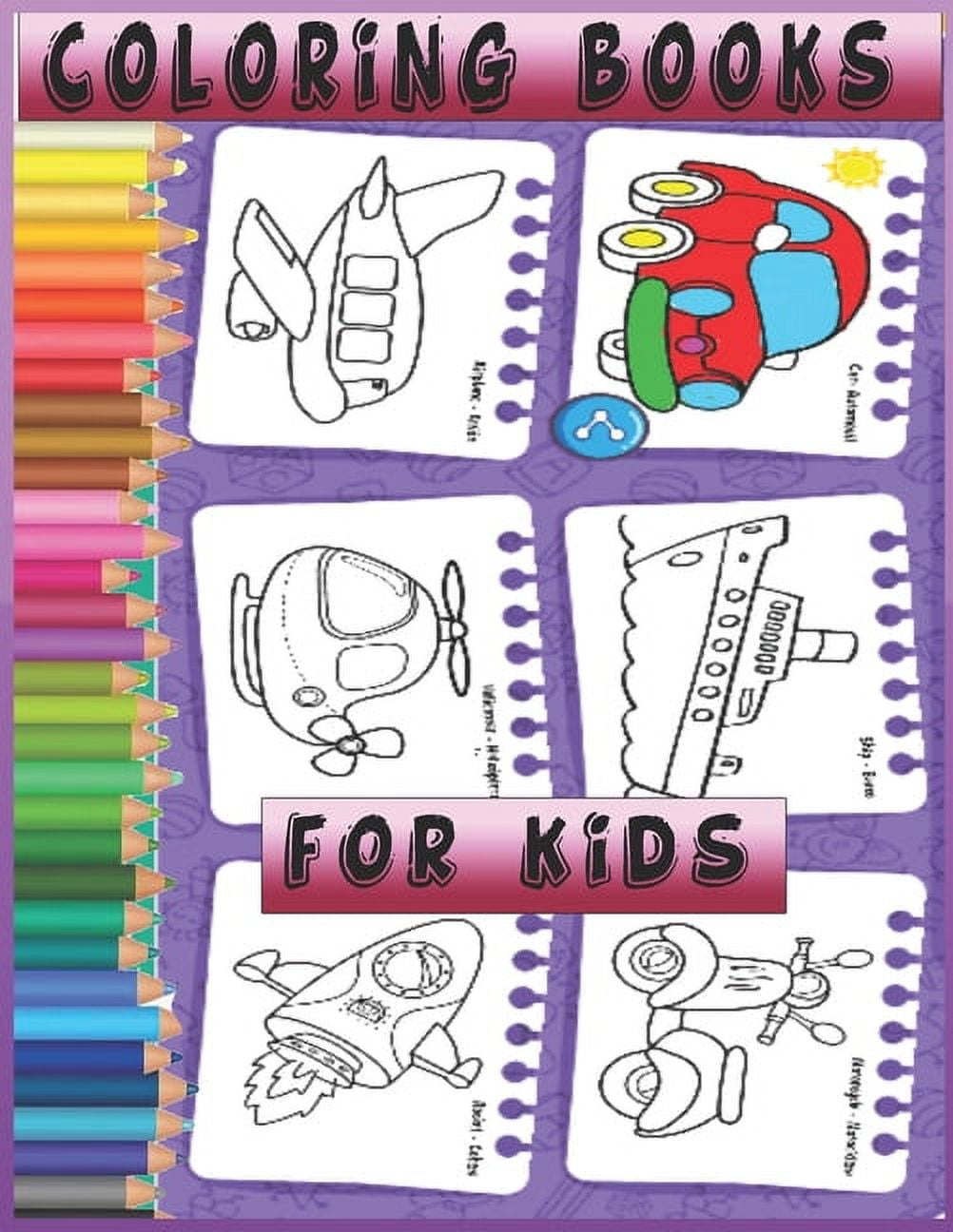 Coloring Book For Kids: Coloring Book For Boys and Girls toddlers ...