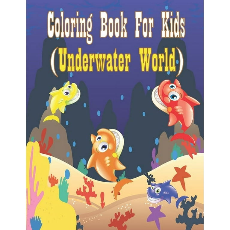 underwater world coloring book