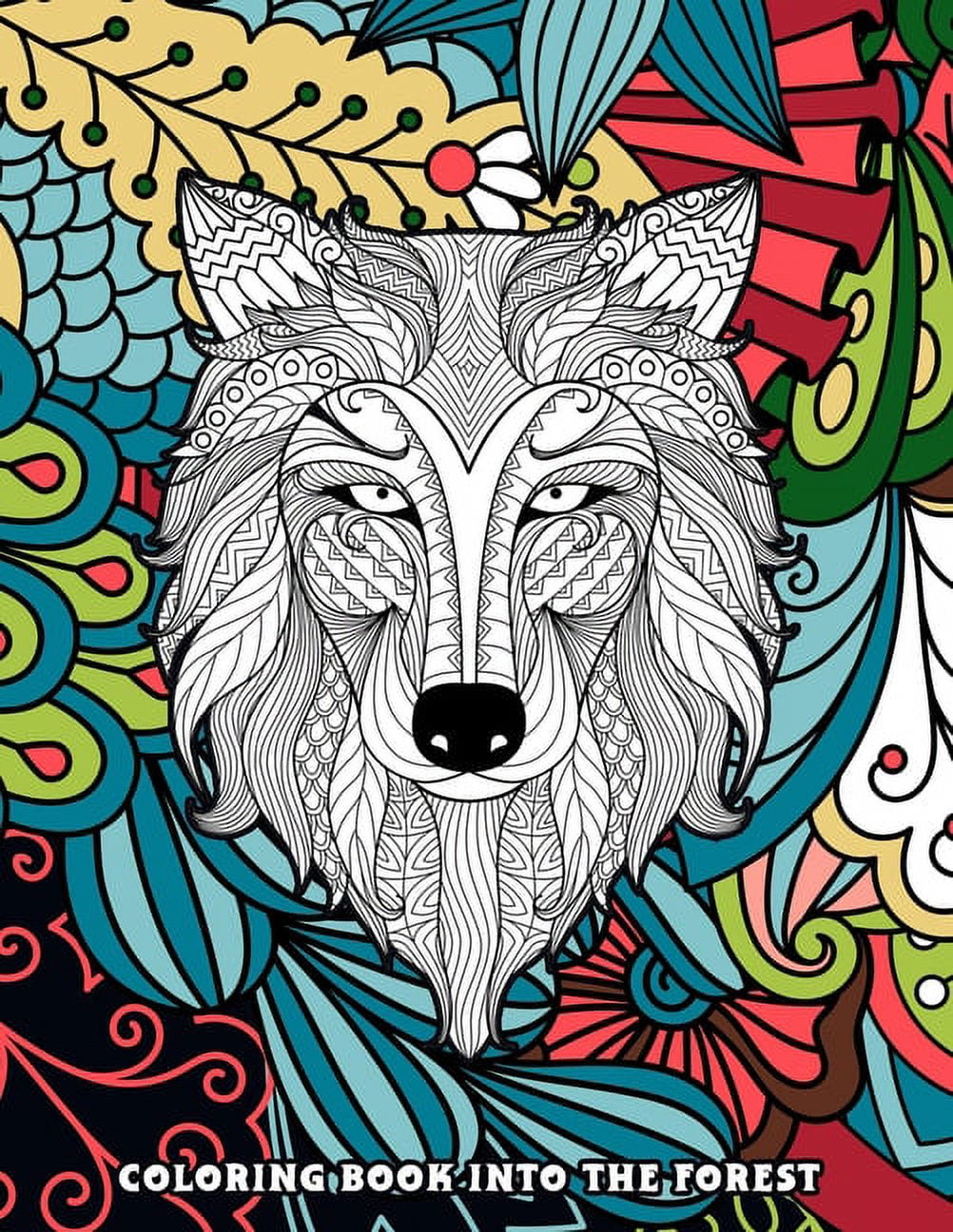 Coloring Book Into The Forest: 50+ Unique & Adventurous Designs to ...