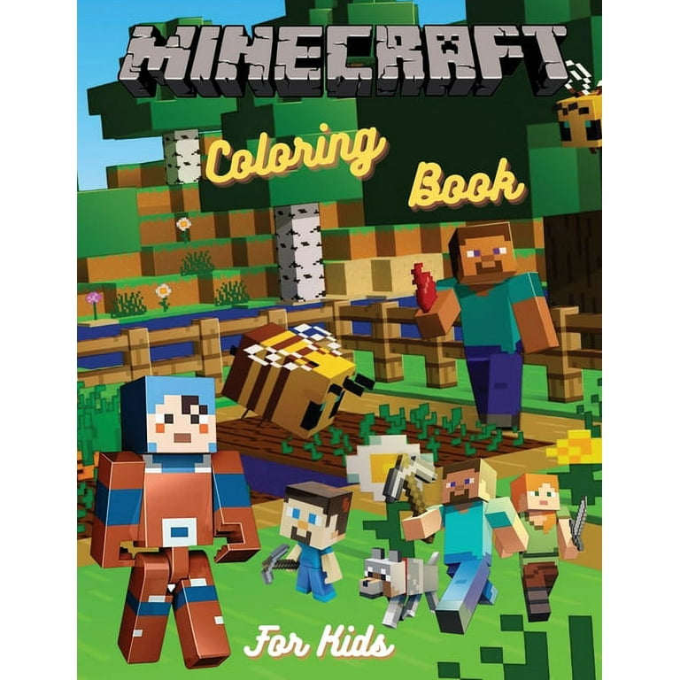 best minecraft coloring pages
