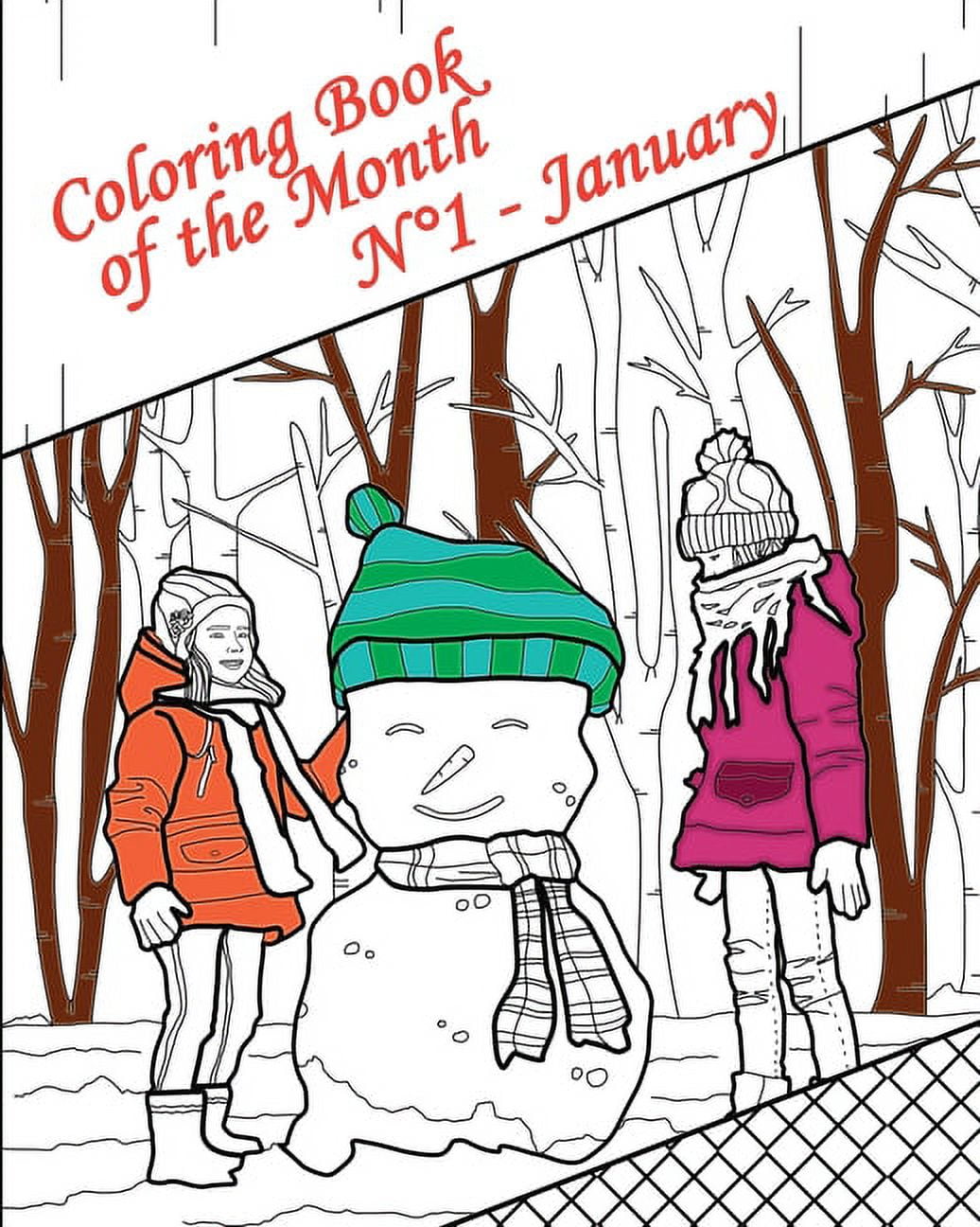 Coloring Book of the Month - N°1 January: 25 Adult Coloring Pages ...