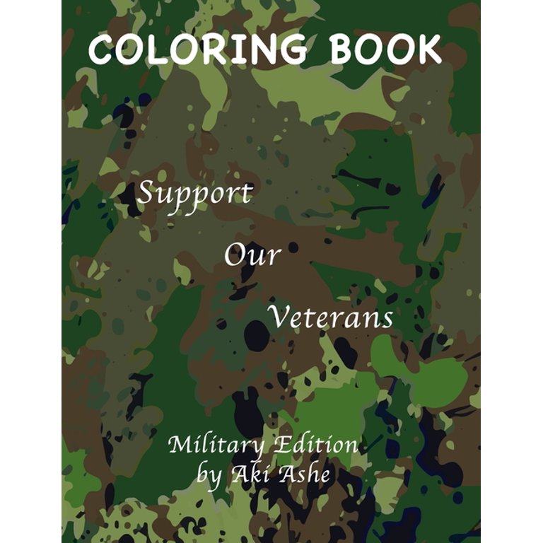 veterans coloring book