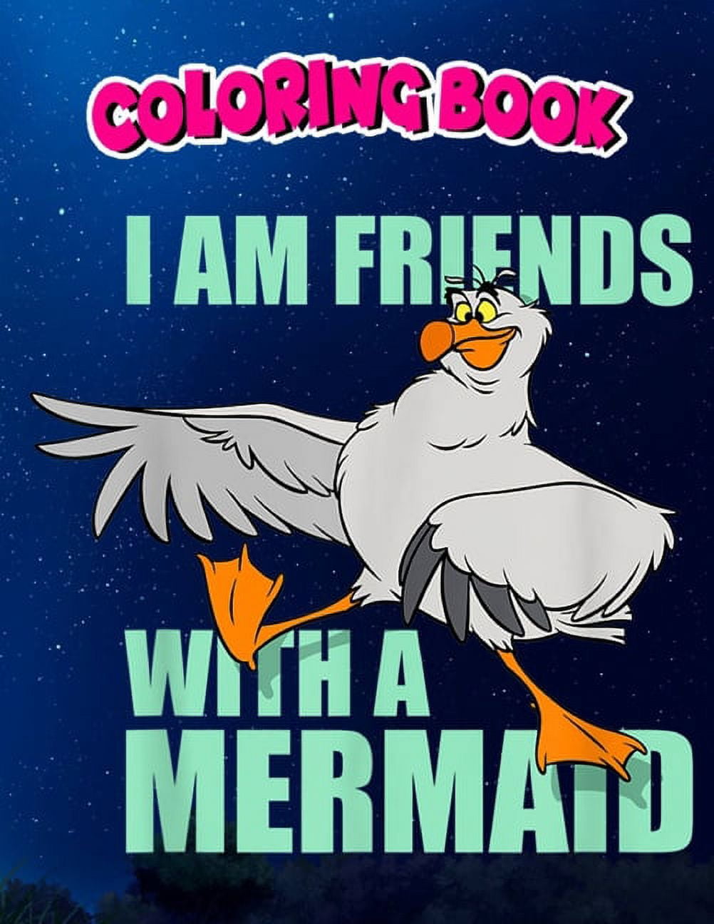 Little Mermaid Scuttle Coloring Pages