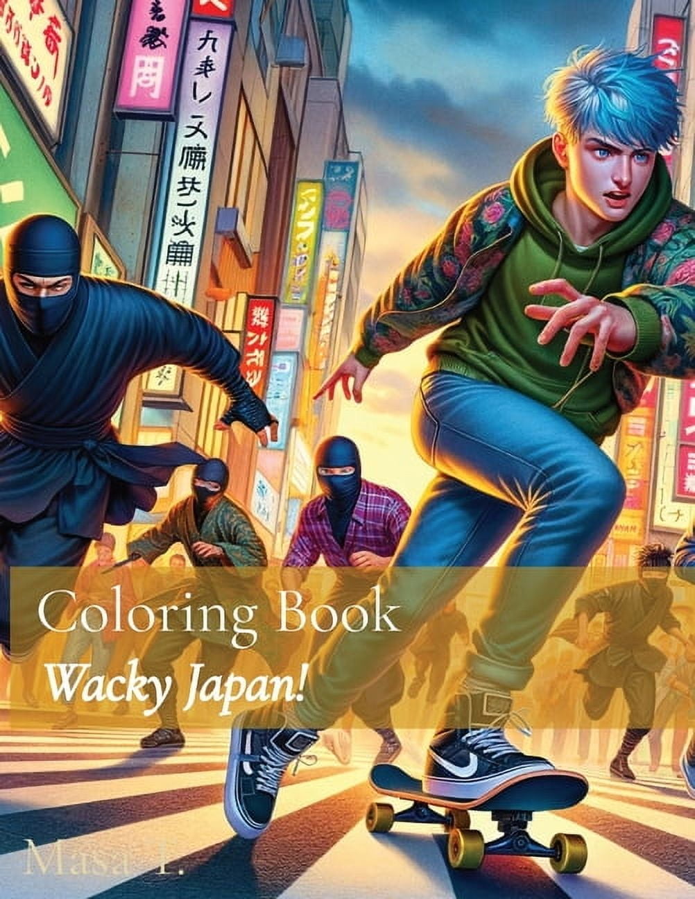 Coloring Book: Wacky Japan!, (Paperback) - Walmart.com