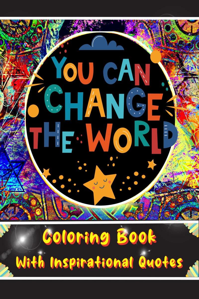 Coloring Book With Inspirational Quotes : Simple Coloring Book For ...
