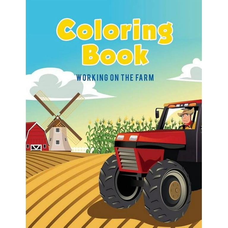 coloring book farmers