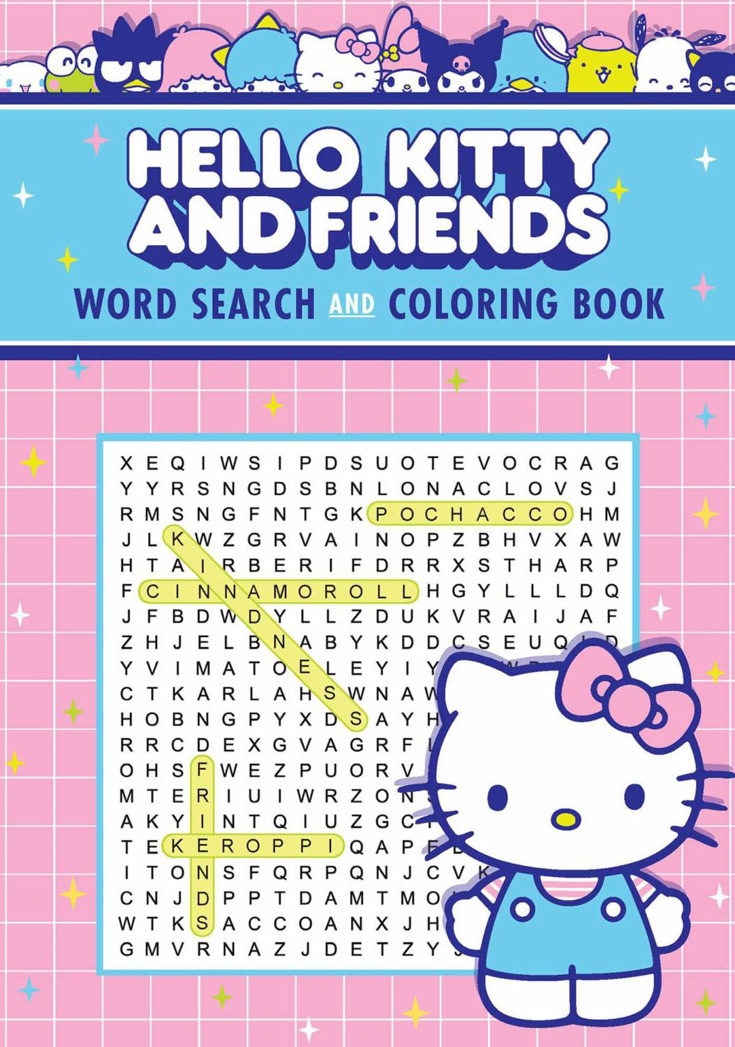 Hello Kitty and Friends Word Search and Coloring Book (Paperback ...