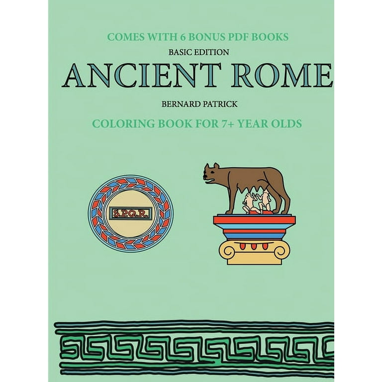 ancient rome coloring book