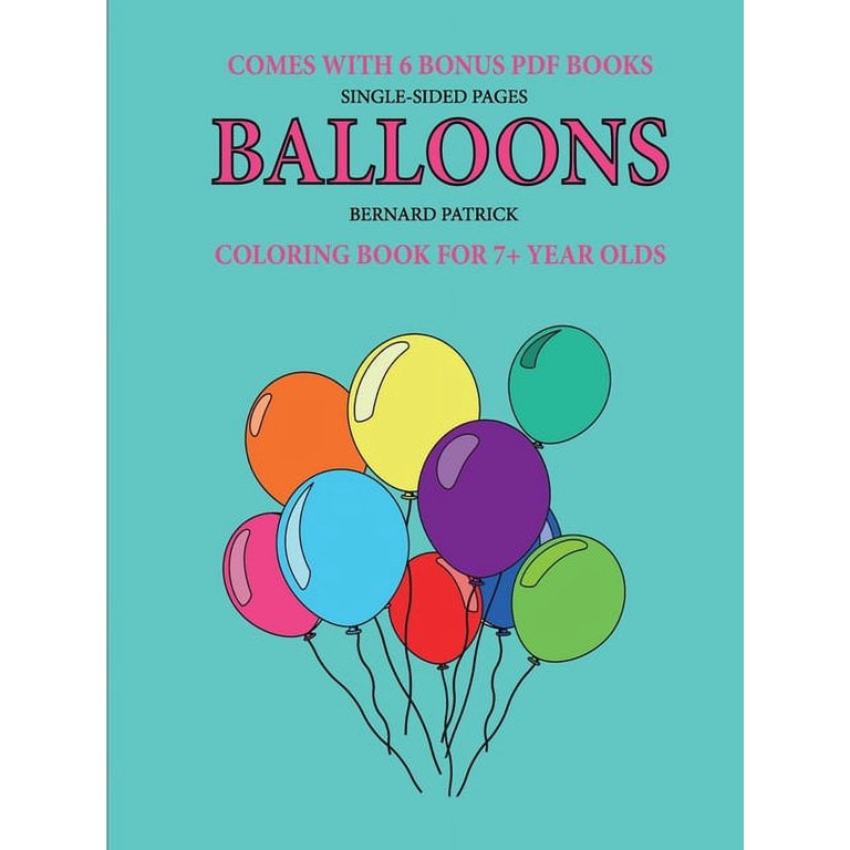 coloring book balloons