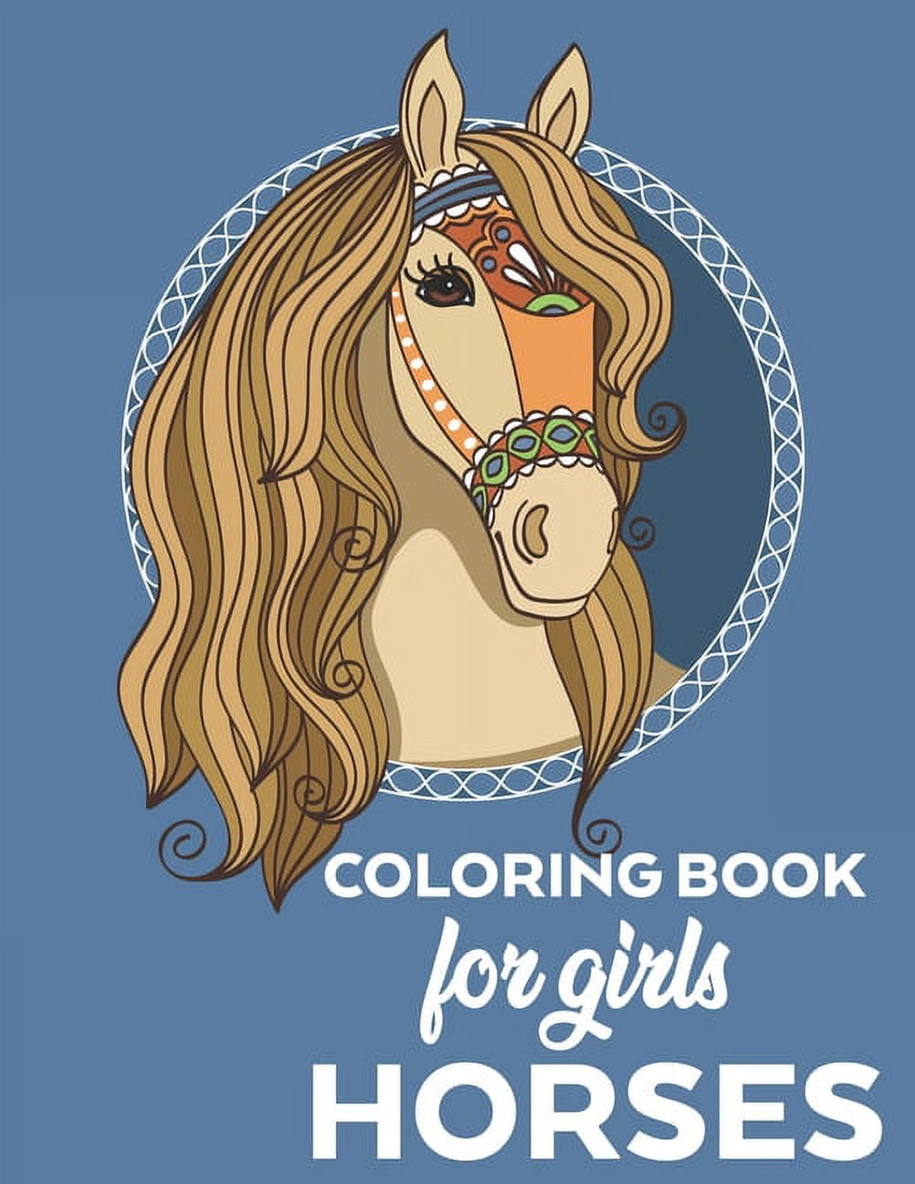 Coloring Book for Girls Horses: Horse Coloring Book for Kids- Coloring ...