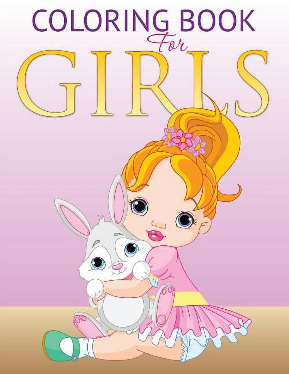 Coloring Book for Girls (Paperback) - Walmart.com
