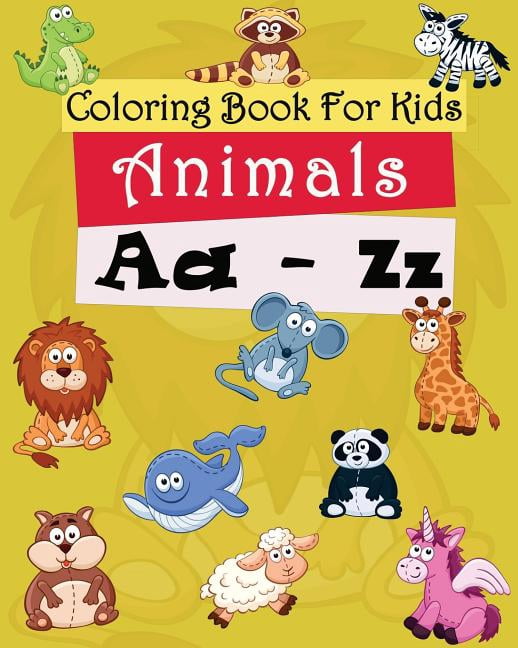 Coloring Book For Kids : Animals A-Z: Coloring pages Freestyle ...